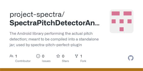 Github Project Spectraspectrapitchdetectorandroid The Android