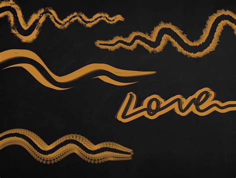 Procreate Outline Brushes Outline Lettering Brushes D Outline Brushes For Procreate Etsy