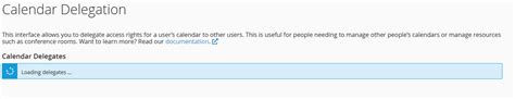 Calendar Delegation Not Working Cpanel
