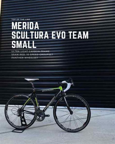 Small Merida Evo Team Sram Red Road Bike Mens Bicycles In Melbourne