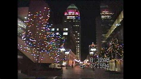 A 1990s Christmastime Walk Down 4th St Downtown Louisville Ky Youtube