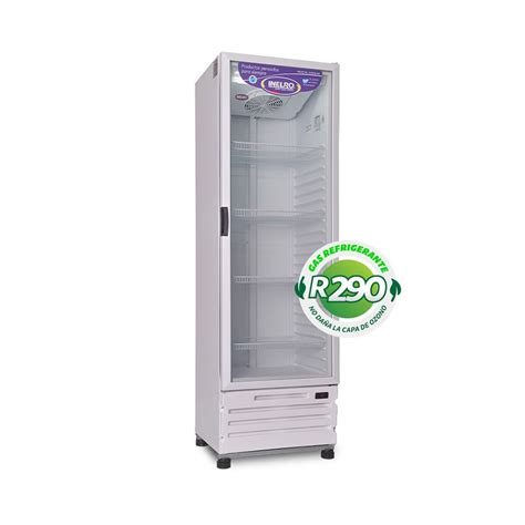Heladera Exhibidora Vertical Inelro Mt 470 Plafon Led R290