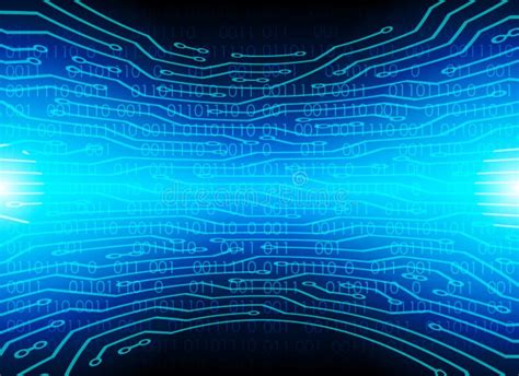 High Tech Circuit Board Background Technology Abstract Background Vector Illustration Stock