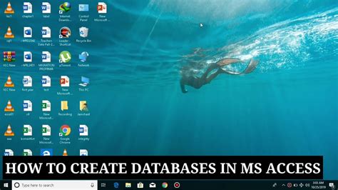 How To Create Database Table In Ms Access Practical Learning In Urdu