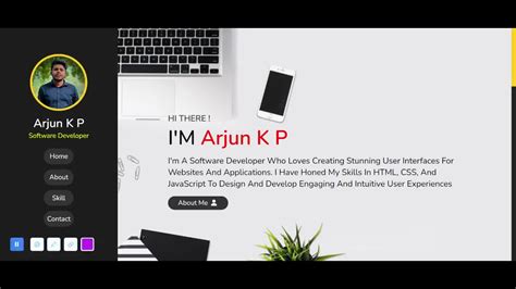 Arjun Kp On Linkedin Hello Everyone Here To Share My Portfolio Page