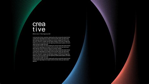 추상적 인 다채로운 웨이브 라인 벡터 배경 당신의 아이디어 배너 플래카드 포스터에 대한 라인 곡선 현대적인 디자인 Eps10