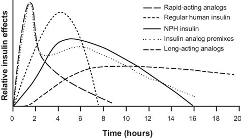 Action Profile Of Rapid Acting And Long Acting Insulin Analogs And Download Scientific Diagram