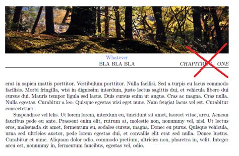 Fancyhdr Remove Chapter Name From Header TeX LaTeX Stack Exchange