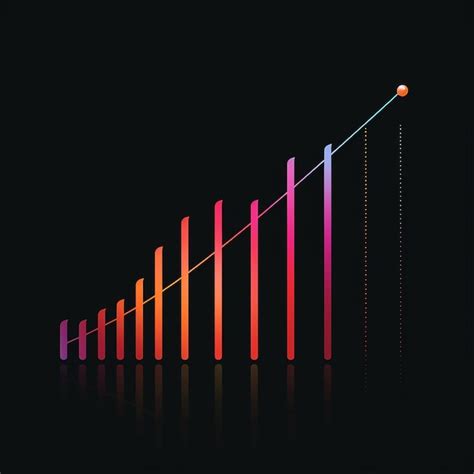 Premium Photo A Row Of Colored Lines With Colored Lines In The Middle