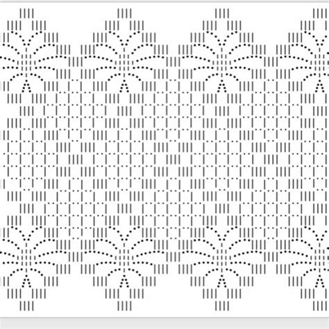 Узор паучки крючком схема