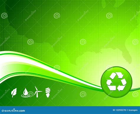 Green Environment Us Map Background Stock Vector Illustration Of Wind
