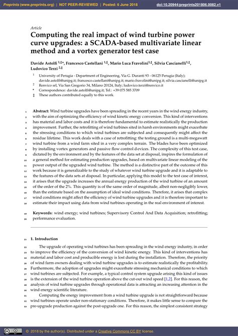 Pdf Computing The Real Impact Of Wind Turbine Power Curve Upgrades A