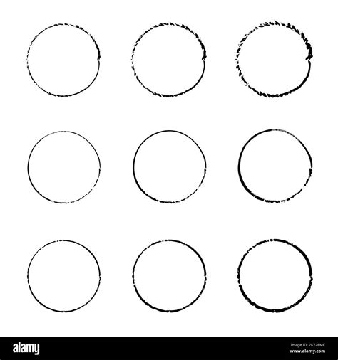 Hand Drawn Set Of Objects Black Vector Doodle Ellipses Speed Lines In