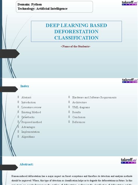 Deep Learning Based Deforestation Classification Pdf Deforestation Use Case