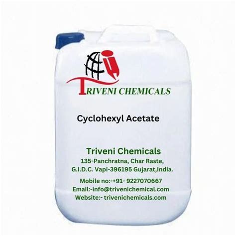 Cyclohexyl Acetate Packaging Type Drum Packaging Size 50 At Best Price In Vapi