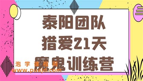 泰阳团队猎爱21天魔鬼训练营 泡学课程