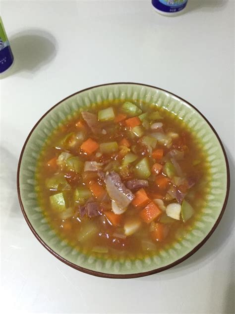 培根蔬菜汤怎么做 培根蔬菜汤的做法 豆果美食