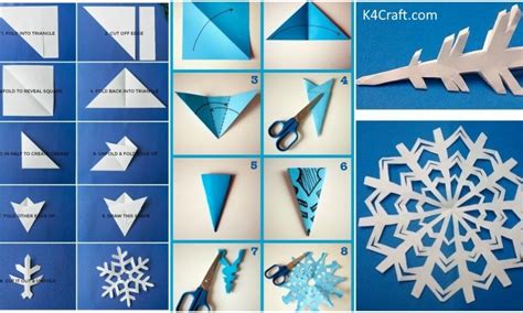 How To Make Snowflakes From Paper