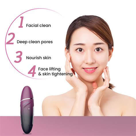 Badu Bg Скрубер за кожа Exfoiator Дълбоко почистване на лице Шпатула за лице Премахване на черни