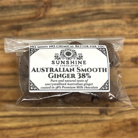 Australian Smooth Ginger Milk Sunshine Chocolatier