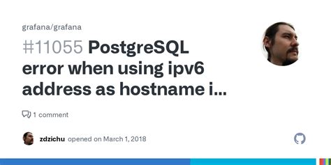 Postgresql Error When Using Ipv6 Address As Hostname In Connection String · Issue 11055