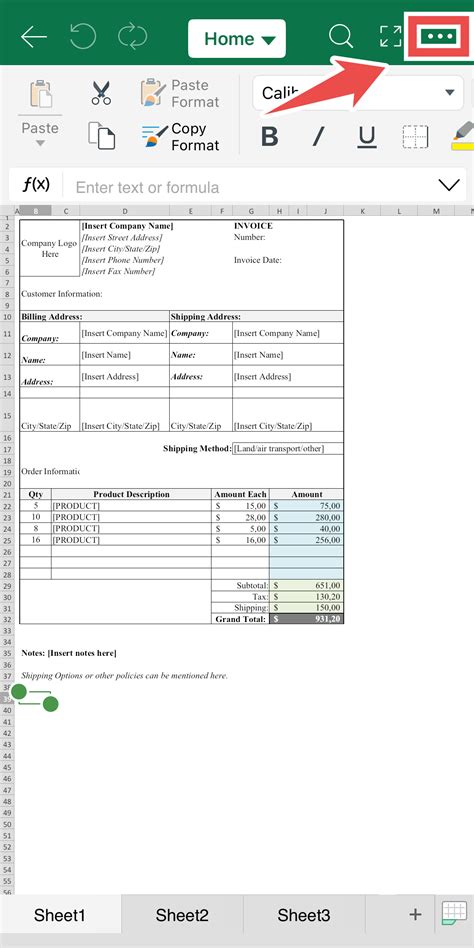 Customize Selection Movement In Mobisheets Mobisystems
