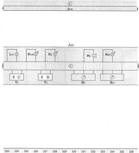 图3 4 25 组合仪表中带显示单元的控制单元、转速表、车速表、蜂鸣器 报警音、发电机指示灯、排气警示灯、电控节气门故障信号灯、组合仪表照明灯泡、数字钟、里程表 国产汽车电路 图片