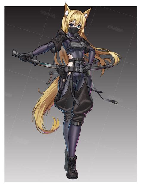 Huihuang Rongyao Original Highres 1girl Belt Black Boots Black