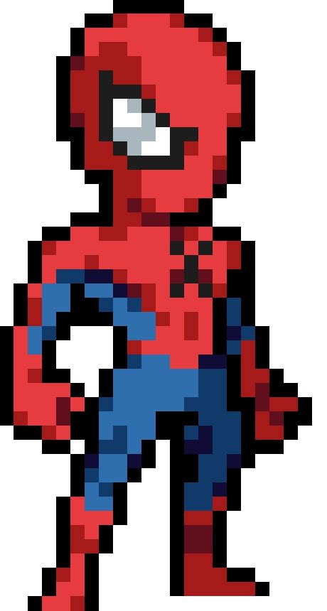 Pixilart Spider Man 16 Bits Uploaded By Felipeberton