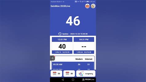 2d 24 12 2024 အဂ်ါနေ့ညနေပိုင်း4 30pm 2dတိုက္ရိုက္live 2d 2dlive Today2d Youtube