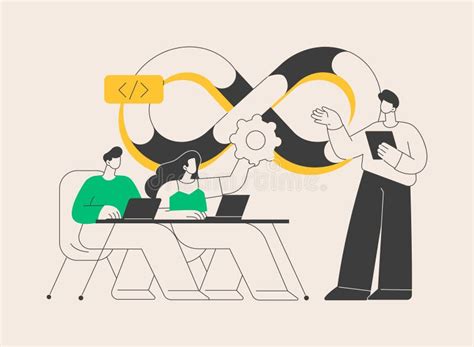 Devops Team Abstract Concept Vector Illustration Stock Illustration Illustration Of Icon