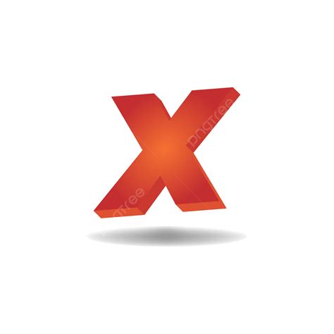 3d字母x設計紅色和橙色 字母 自由的 三維字母向量圖案素材免費下載，png，eps和ai素材下載 Pngtree