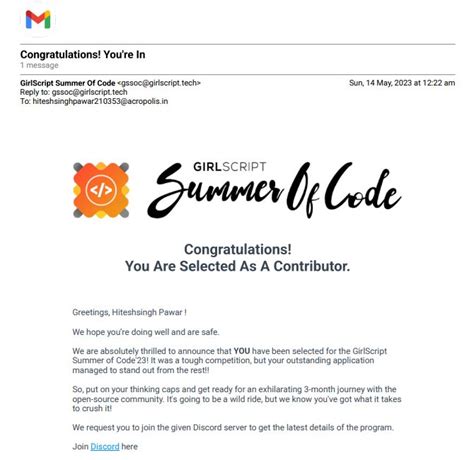 Hiteshsingh Pawar On Linkedin Girlscriptsummerofcode23 Opensource