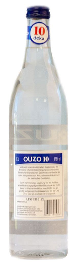 Ouzo 10 37,5% 0,7L Ouzo & Co. | Kaufland.de