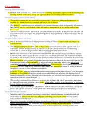 Esteban Human Sex Exam Outline Docx CH Summary Studying Human