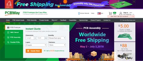 Pcb Prototype Service By Pcbway The Engineering Projects