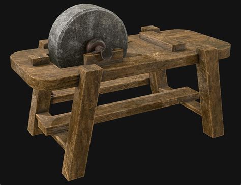Old Grindstone 1 Model Turbosquid 2301016