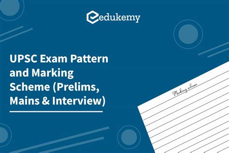 UPSC Exam Pattern And Marking Scheme Prelims Mains Interview Blog