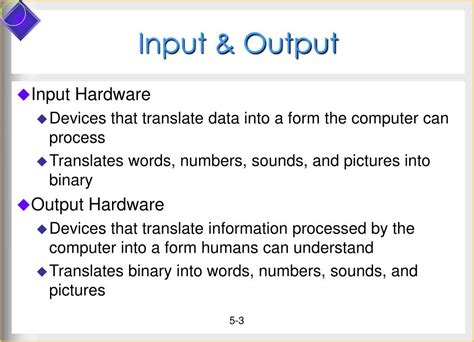 PPT Hardware Input Output PowerPoint Presentation Free Download ID 409722