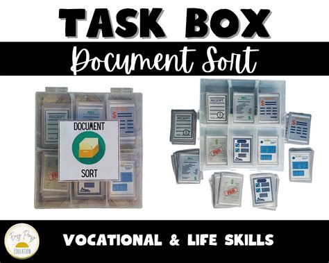 Special Education Task Box Diy Task Box Autism Task Box Life