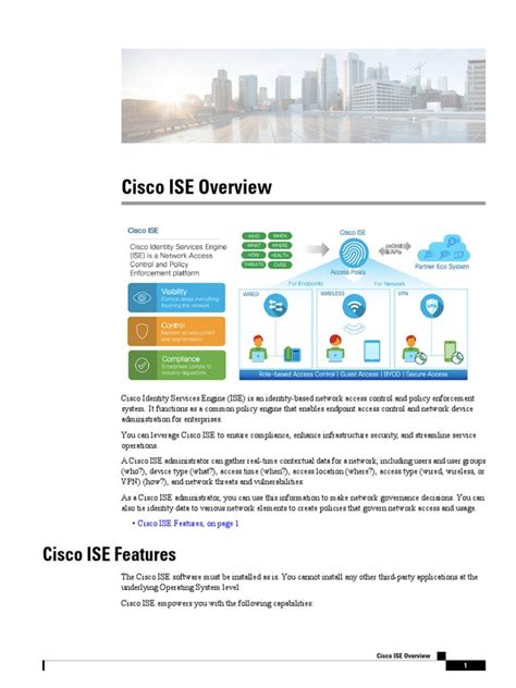 cisco ise overview pdf computer network virtual private network