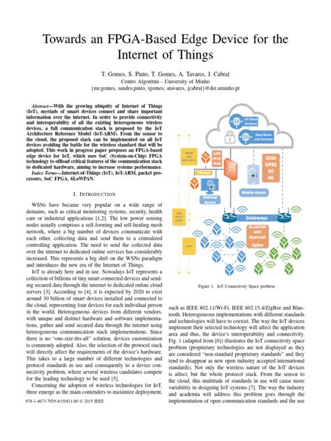 3 Towards An Fpga Based Edge Device For The Internet Of Things Pdf