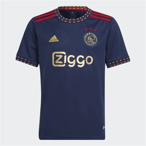 Maillot Extérieur Ajax Amsterdam 2223 Bleu Adidas Adidas France Maillot Extérieur Ajax Amsterdam 2223 Bleu Adidas Adidas France