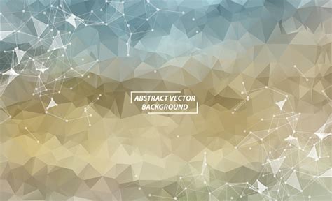 점과 선을 연결하는 추상 적갈색 다각형 공간 배경 기하학적 다각형 배경 분자 및 통신 과학 화학 생물학 의학 기술의 개념 0명에 대한 스톡 벡터 아트 및 기타 이미지