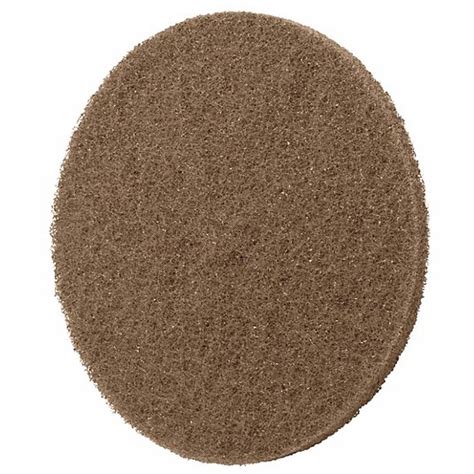 Scotch Brite 6 In Dia Aluminum Oxide Hook And Loop Surface Conditioning Disc 52wn75