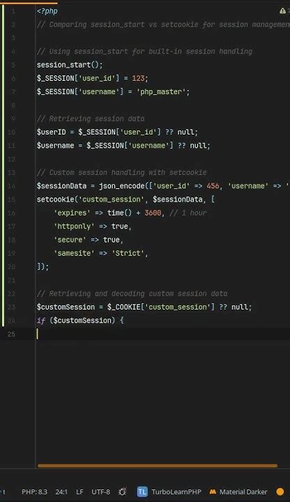 Why Use Sessionstart Over Setcookie For Sessions Sessionstart Vs Setcookie Php Session