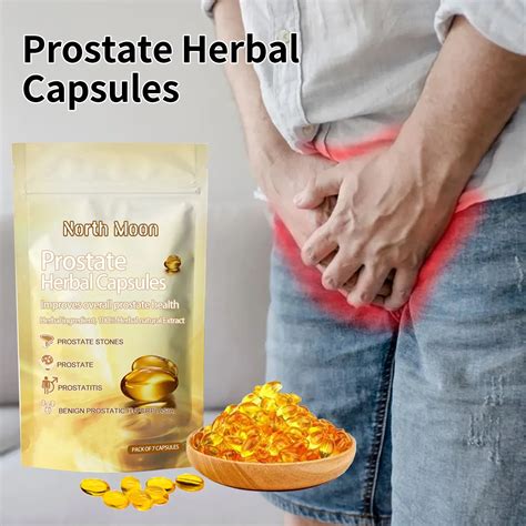 C Psulas Para Aliviar La Prostatitis Masculina C Psulas De Hierbas Para El Cuidado Corporal