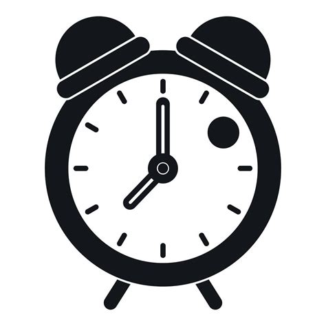 Alarm Clock Retro Classic Design Icon Simple Style 14861064 Vector Art At Vecteezy
