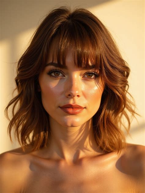 Curtain Bangs For Medium Hair With Timeless Easy Appeal