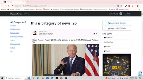 Sadman Sakib On Linkedin News Portal Build In React Js 🤐